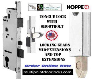 8778107 Hoppe Manual Tongue Lock with Shootbolt