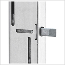Hoppe Roundbolt Lock - No Bottom Shootbolt